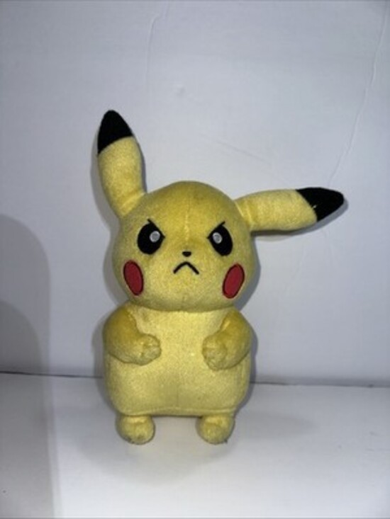 Toys | Tomy Pokemon Pikachu Angry Mad Face Stuffed Plush 8 | Poshmark